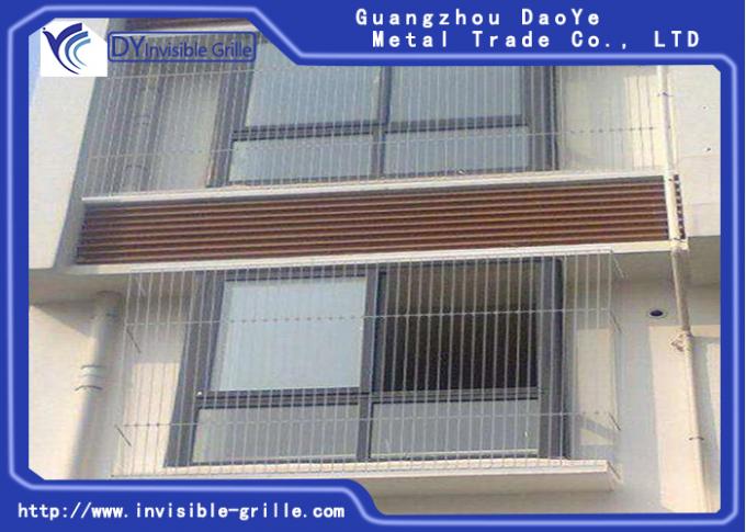 Anti Rust Durable Window Invisible Grille With No Blocking External View