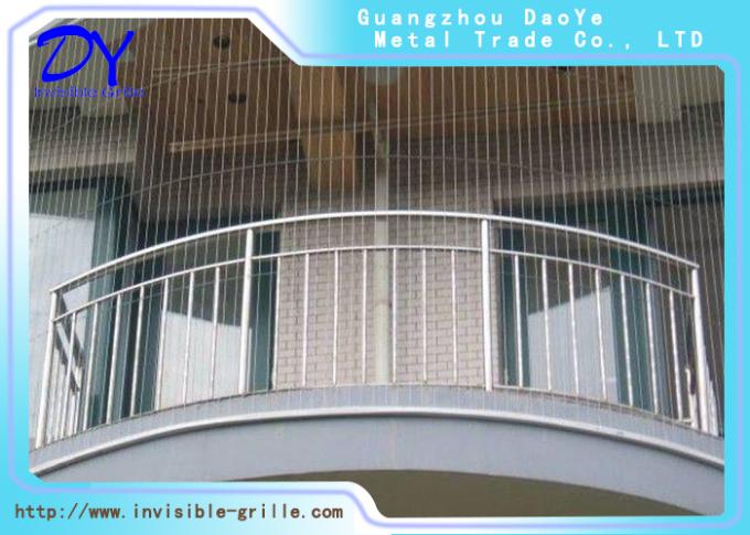 Fixed Invisible Grille 7X7 Stainless Steel Wire Rope Home Protection