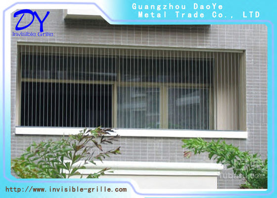 High Safety 316 SS Wire Metal Window Grilles Single Pad