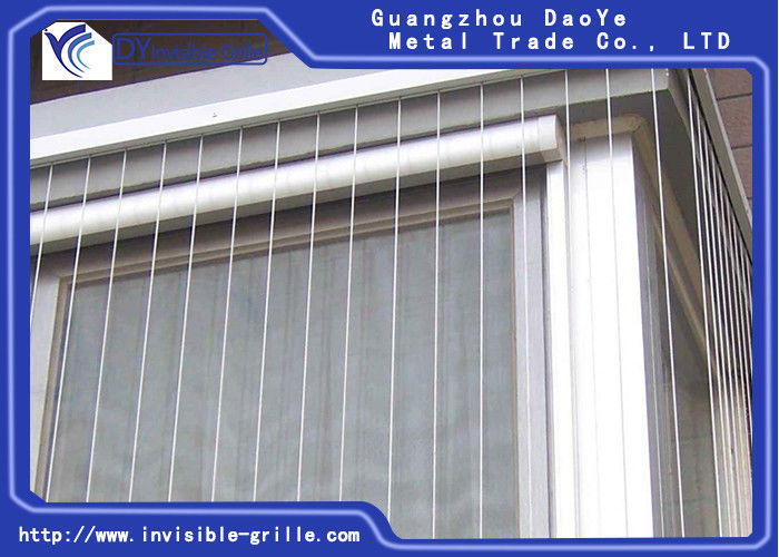 Invisible Stainless Window Grills , Modern Look Interior Window Grills ...