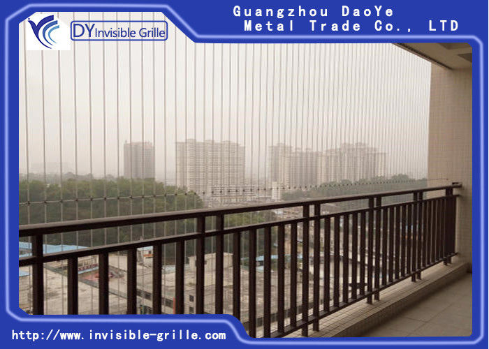 316 Grade Stainless Steel Wire Balcony Invisible Grille for Modern ...