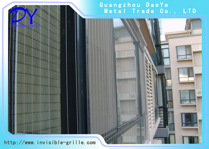 316 Nylon Balcony Invisible Grille Stainless Steel Wire Rope 7x7