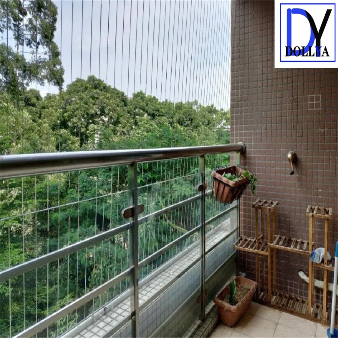 Fixed Open Style Aluminum Alloy Frame Balcony Invisible Grille with ...